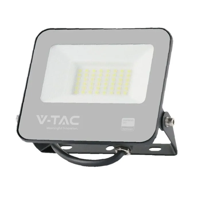 V-TAC LED Floodlight SMD Chip Samsung 30W 100 lm/W Black 3000K IP65 ...